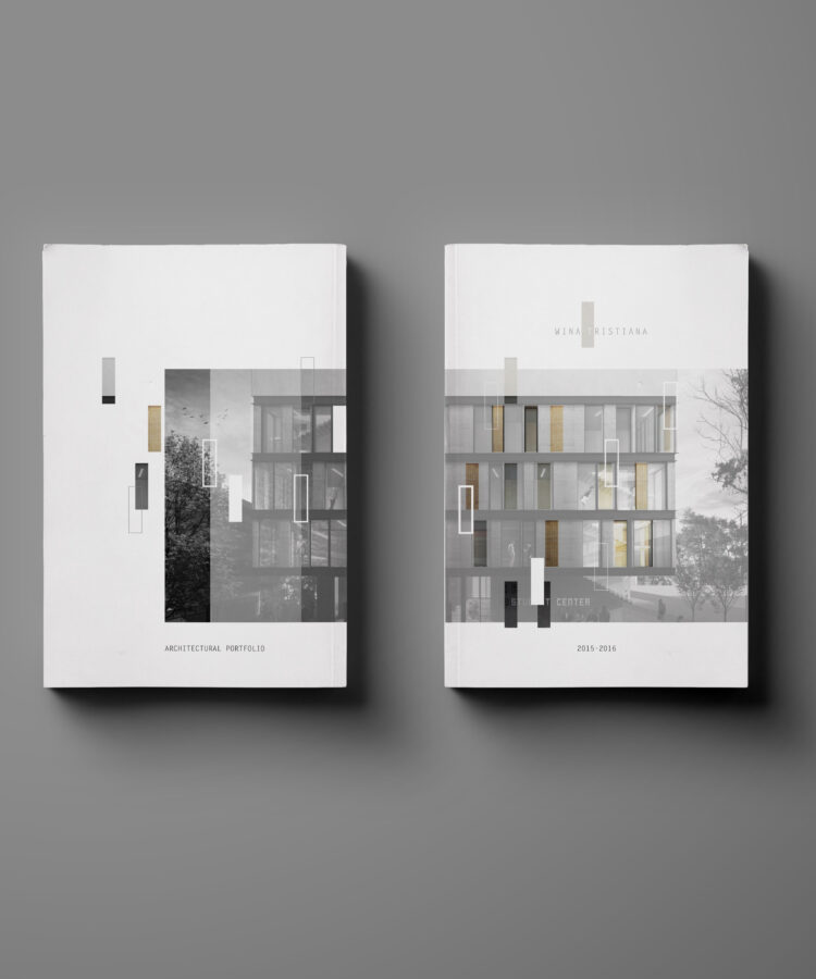 Architecture Portfolio Cover Page Template