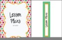 Daily Lesson Plan Cover Page Template