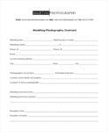 Photography Cancellation Policy Template