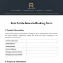 Real Estate Booking Form Template